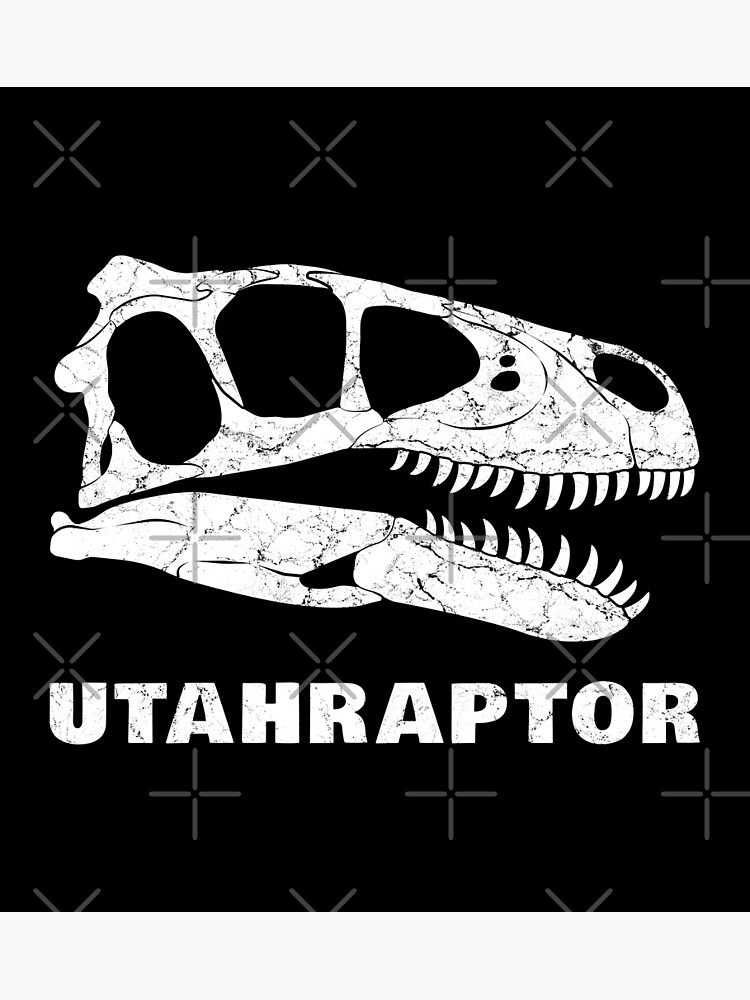"Utahraptor" Poster for Sale by NicGrayGraphic | Redbubble