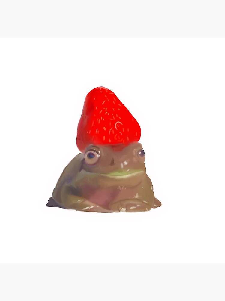 "Strawberry frog" Poster for Sale by lillikeydel | Redbubble