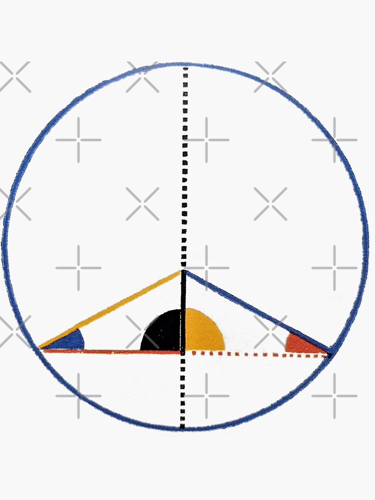 "Euclid's Elements, Book III, Proposition 3" Sticker for Sale by ...