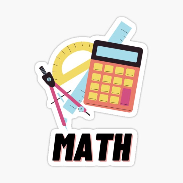 "School Math" Sticker for Sale by filipjugowiec | Redbubble