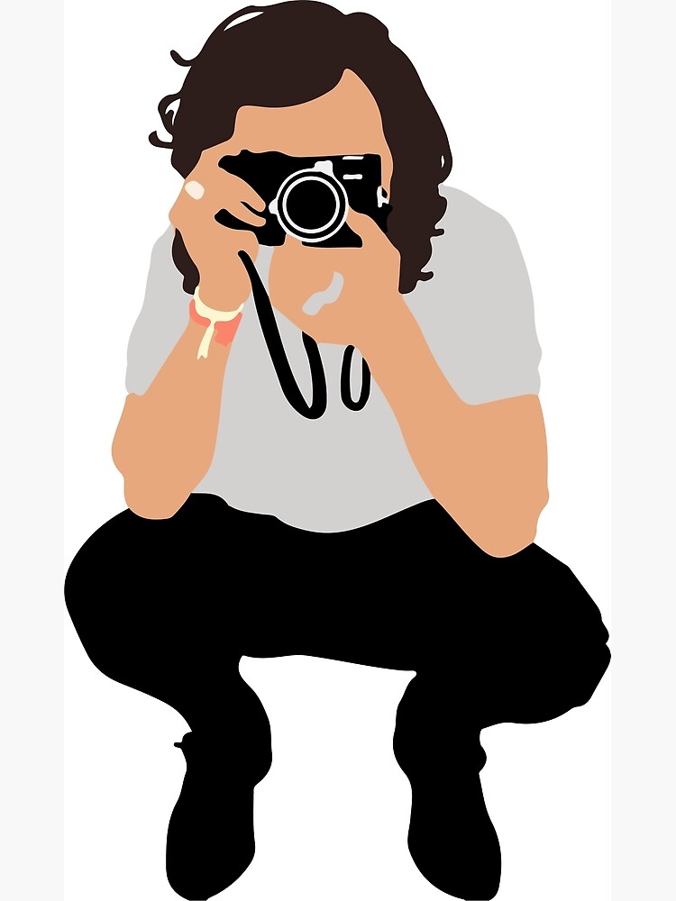 "Harry styles camera" Poster for Sale by mjade11 | Redbubble