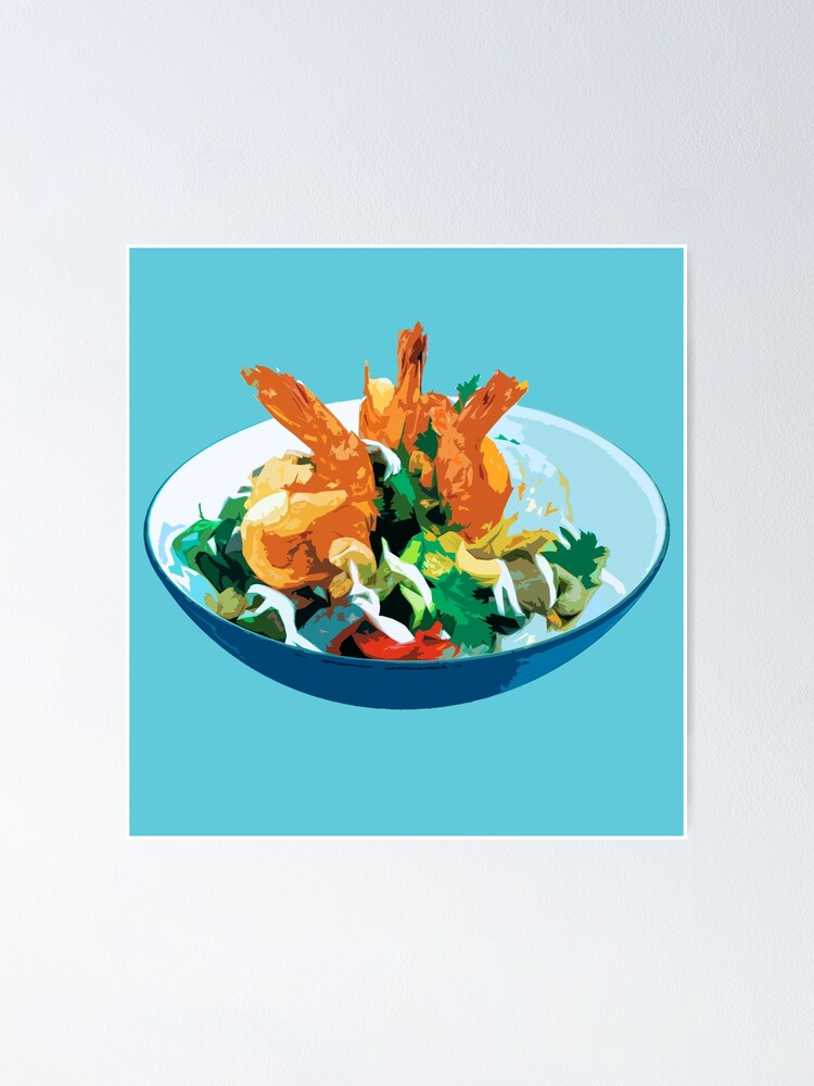 "Cute Poke Bowl" Poster for Sale by WonkaDunkaDunk | Redbubble