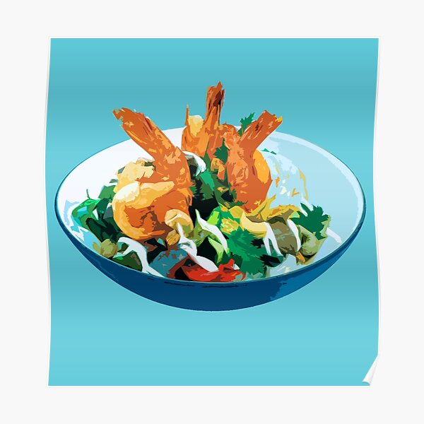 "Cute Poke Bowl" Poster for Sale by WonkaDunkaDunk | Redbubble