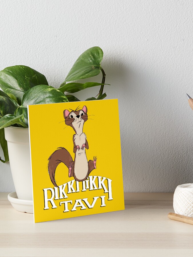 "Rikki-Tikki-Tavi Retro 70s Mongoose Tribute" Art Board Print for Sale ...