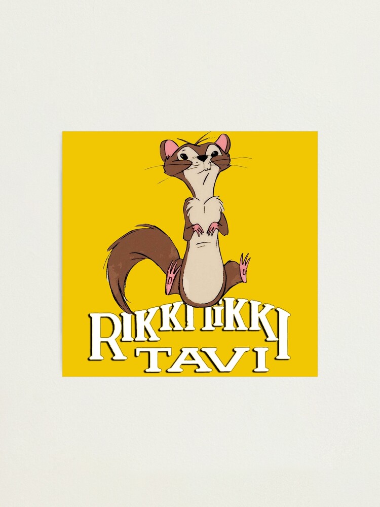 "Rikki-Tikki-Tavi Retro 70s Mongoose Tribute" Photographic Print for ...