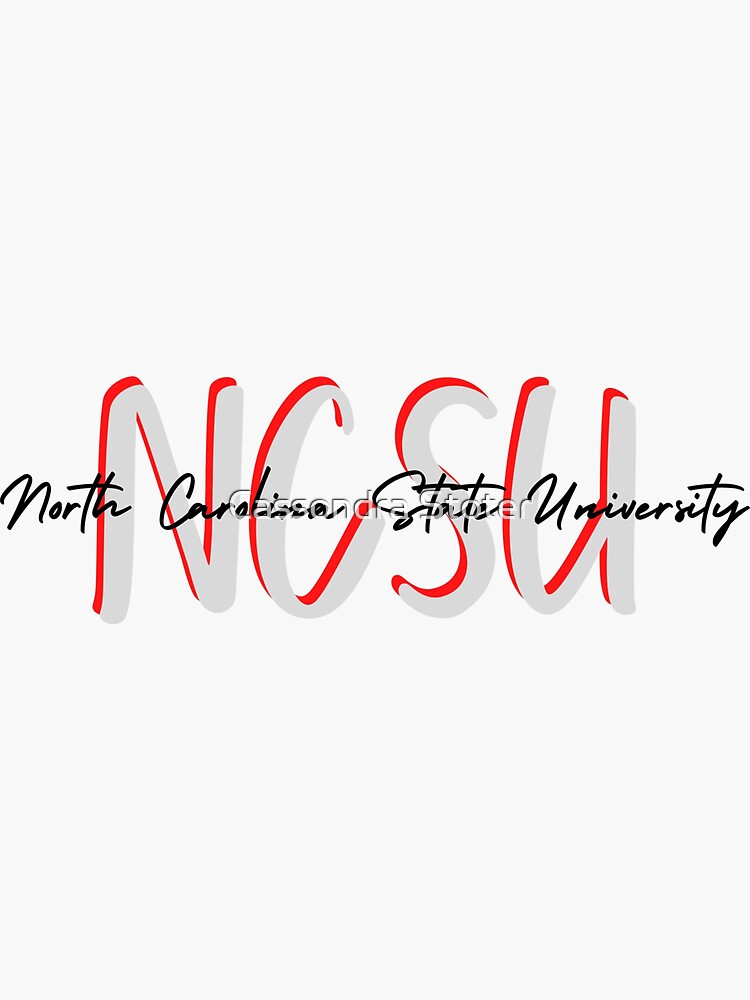 "NCSU" Sticker for Sale by Cstoter | Redbubble