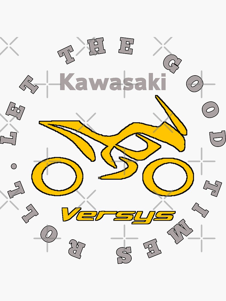 " Kawasaki Versys designs by FASHION THERAPY. " Sticker by Abhi ...