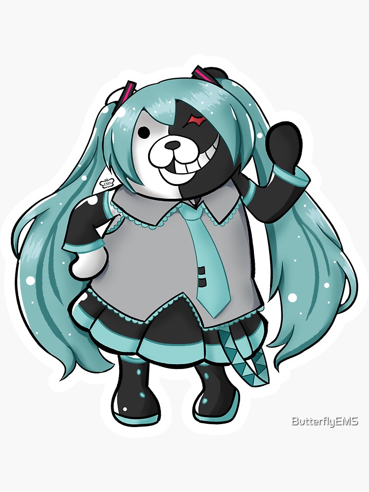 "MonoMiku" Sticker by ButterflyEMS | Redbubble