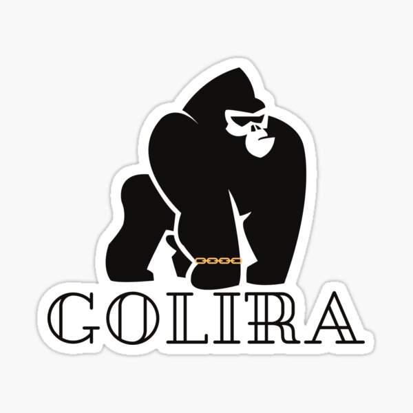 "Golira : funny gorilla memes " Sticker by Yellowstars3 | Redbubble