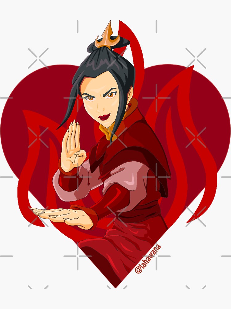 "Azula | ATLA | Minimal, Fan art, Firebender, Fire Princess" Sticker ...