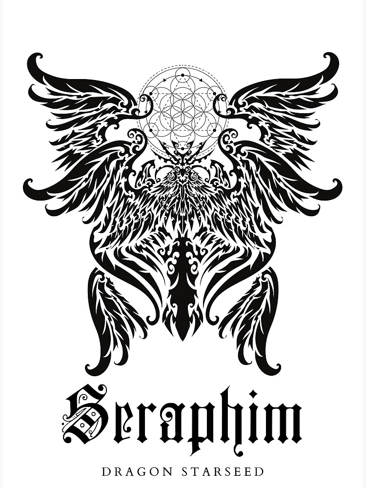 "Seraphim Dragon Starseed" Poster for Sale by SenseAmylia | Redbubble