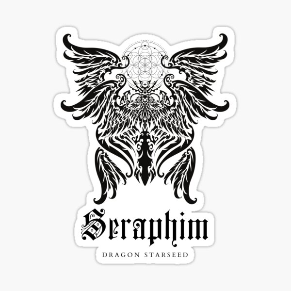 "Seraphim Dragon Starseed" Sticker for Sale by SenseAmylia | Redbubble