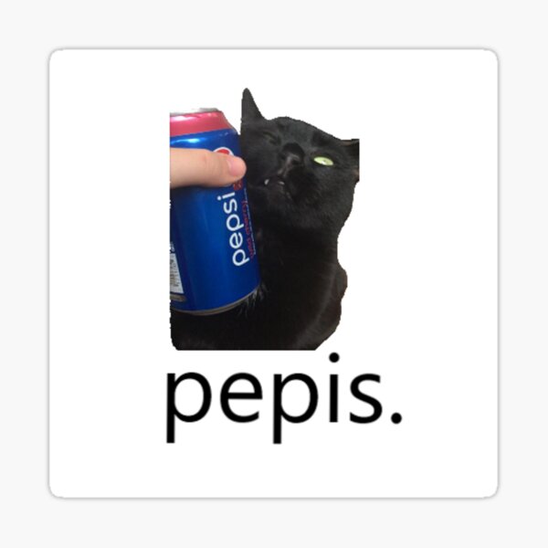 "epic pepis cat." Sticker by BarnaXD | Redbubble