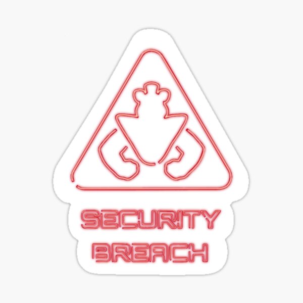 FNAF:Security Breach Logo Stickers Paper & Party Supplies Labels etna ...