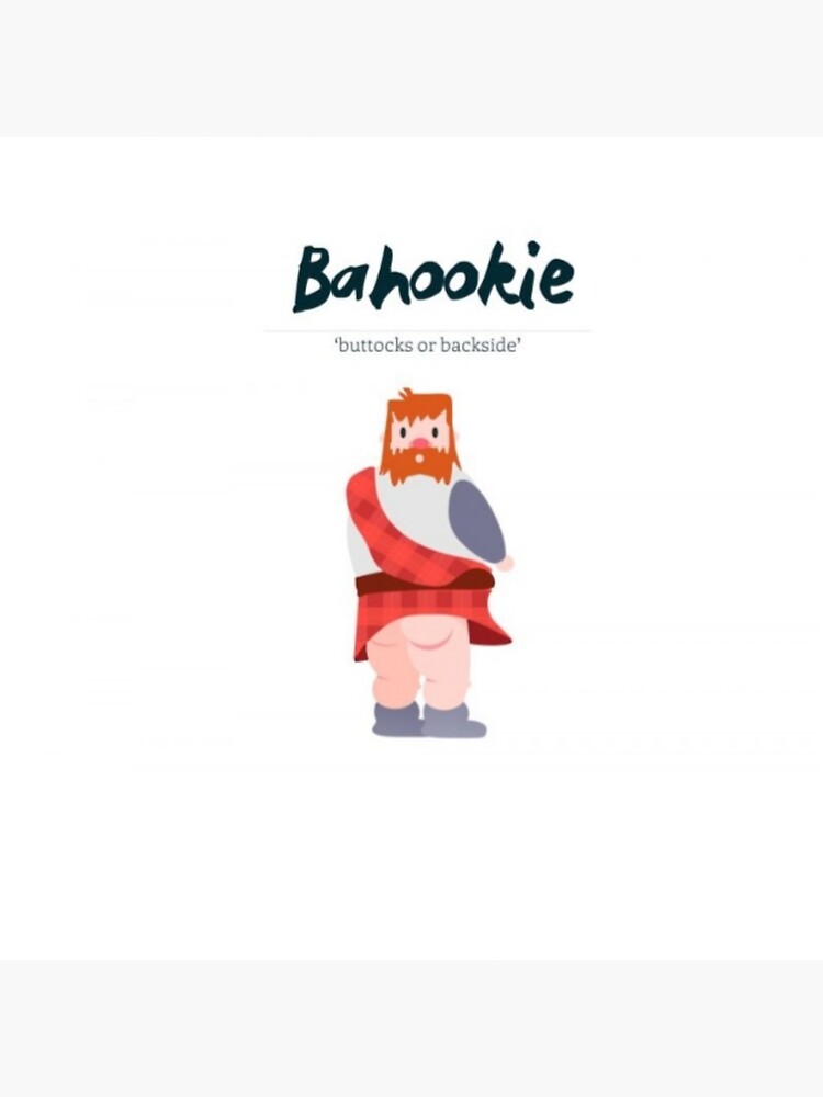 "Bahookie" Sticker for Sale by Silly-Salmon | Redbubble