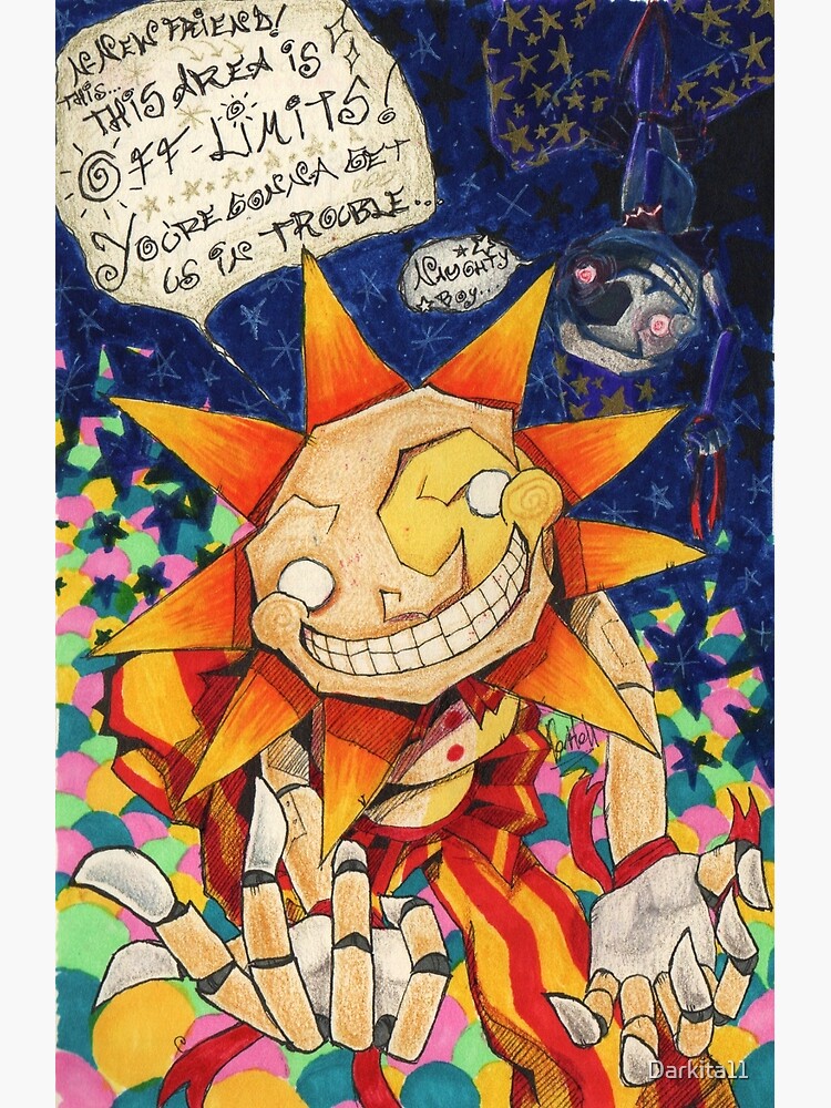 FNAF Security Breach Sun & Moon Premium Matte Vertical Poster sold by ...