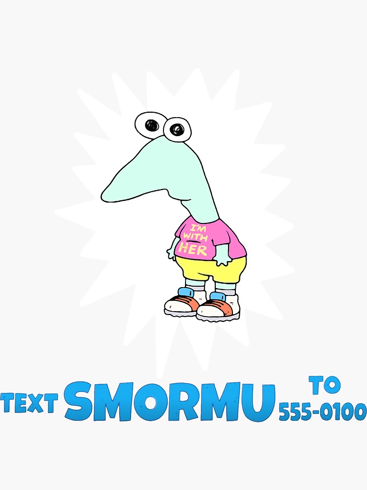"SMORMU Smiling Friends" Sticker for Sale by 24355CDoleFdaeD | Redbubble