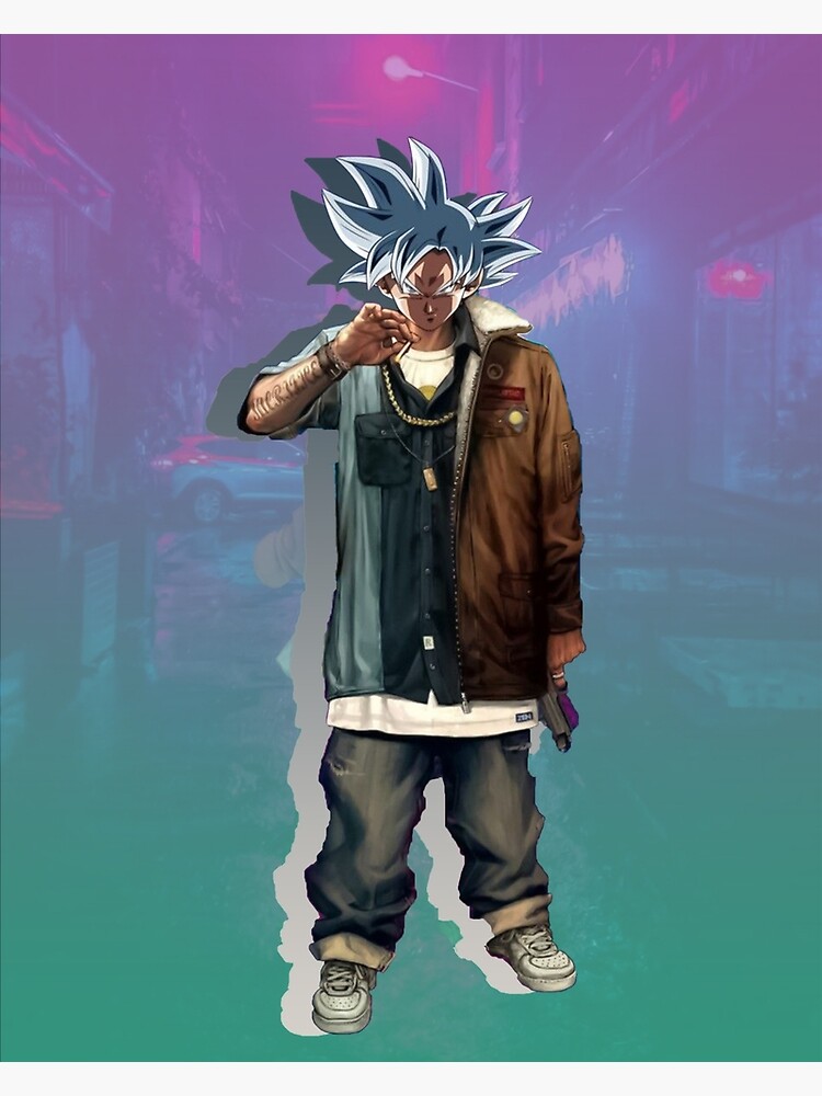 "Gangster Goku Pop Art" Poster for Sale by YungSlimeski | Redbubble