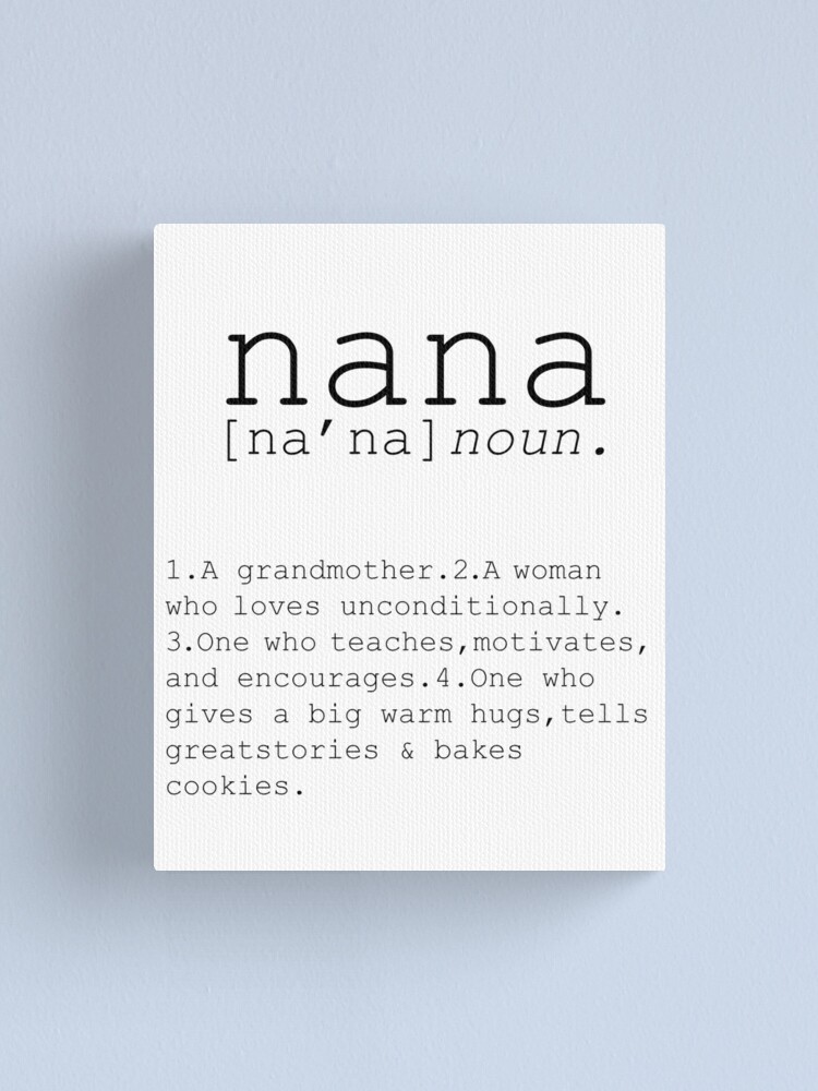 Prints Art & Collectibles Grandma Gift Definition Poster Nana Wall Art ...