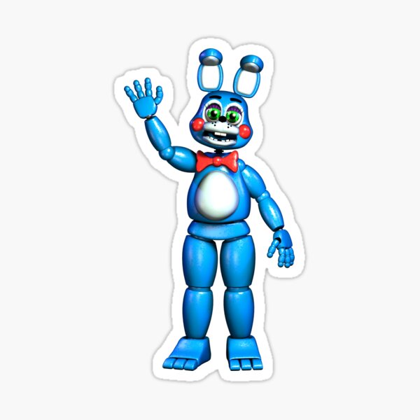 "FNAF Toy Bonnie" Sticker for Sale by ChocolateColors | Redbubble