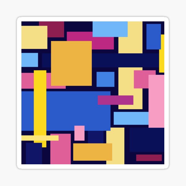 "Subtle Geometric Pan Flag Navy Version" Sticker for Sale by roygbaoife ...