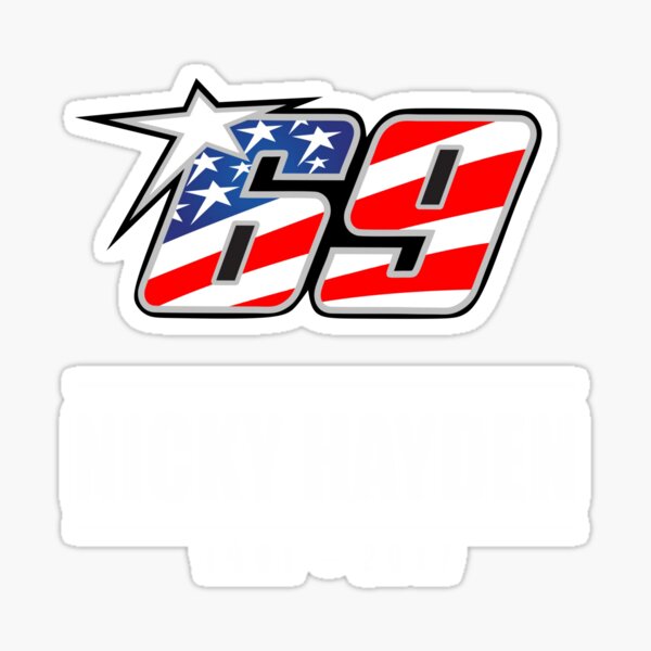 "RIP NICKY HAYDEN" Sticker for Sale by galihyuyu | Redbubble