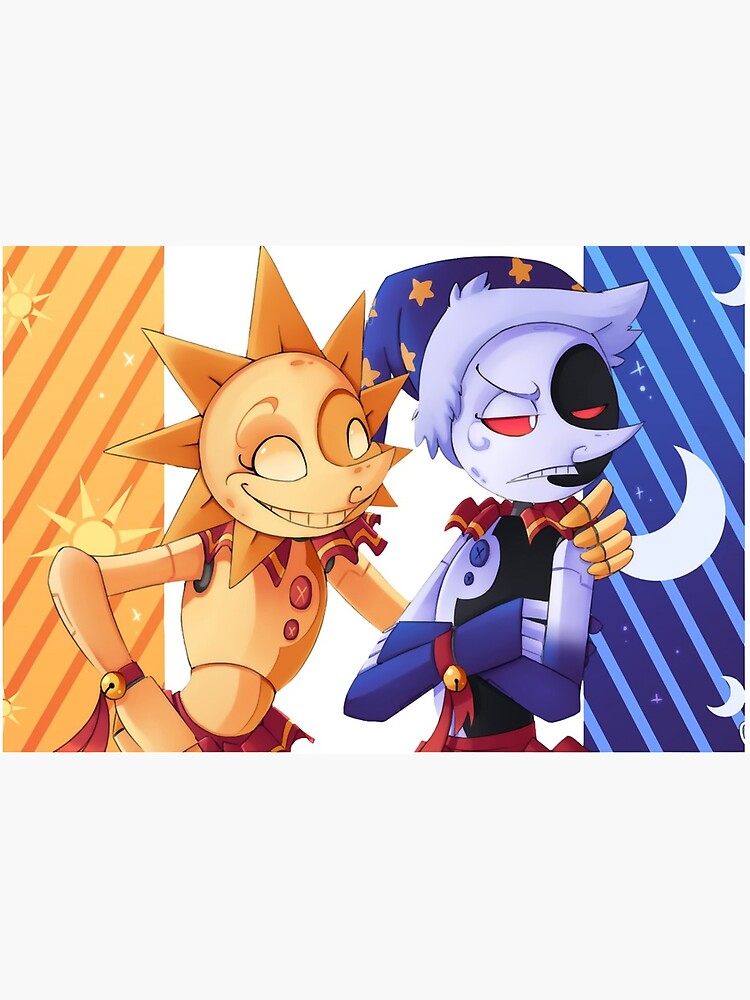 " sundrop and moondrop 17" Sticker by JOSEURIEL | Redbubble