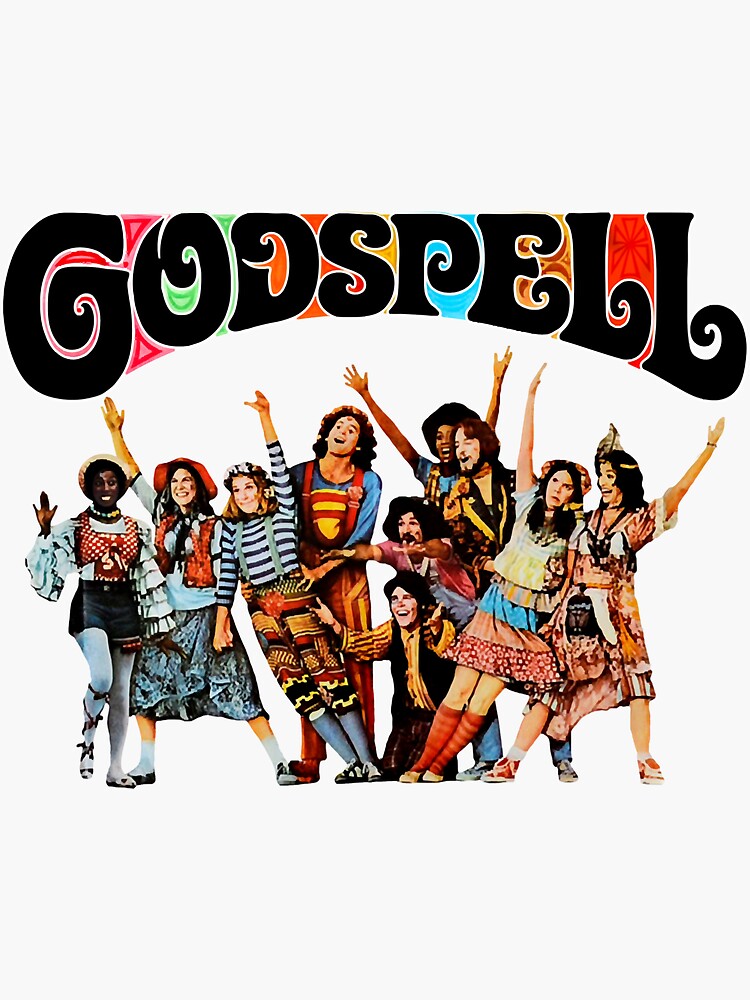 "GODSPELL Essential T-Shirt.png" Sticker for Sale by larrypendley ...
