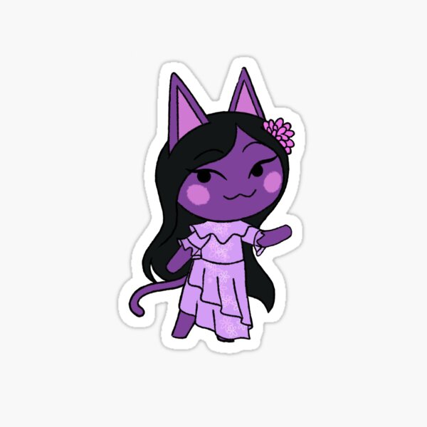 "Cat Isa" Sticker for Sale by ScentofCitrus | Redbubble