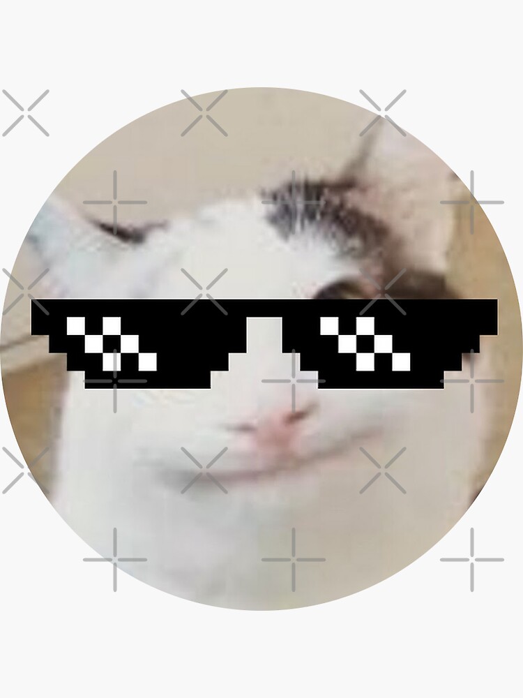 "Beluga Cat" Sticker for Sale by ComedyFanClub | Redbubble