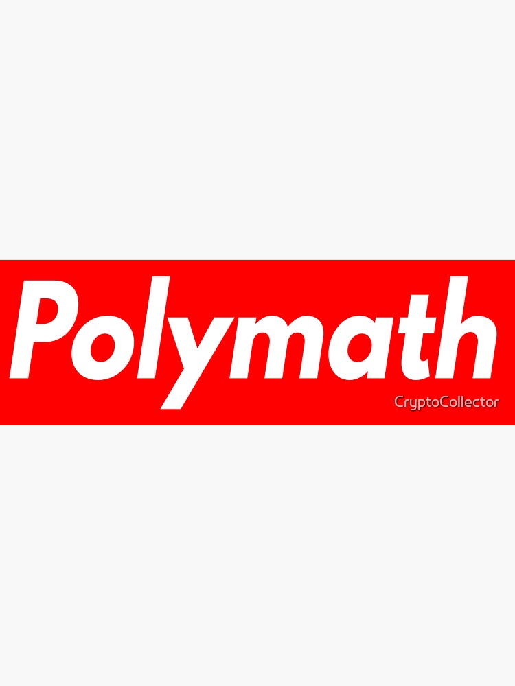 "Polymath Box Logo" Sticker for Sale by CryptoCollector | Redbubble