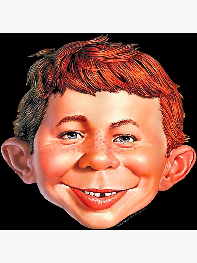 "Mad Magazine Alfred Head" Poster by Marthatian928 | Redbubble