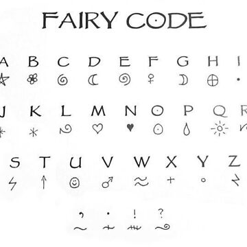 "fairy code print" Sticker for Sale by victoreine | Redbubble