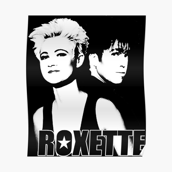 "Roxette Essential T-Shirt.png" Poster for Sale by allandaniell | Redbubble