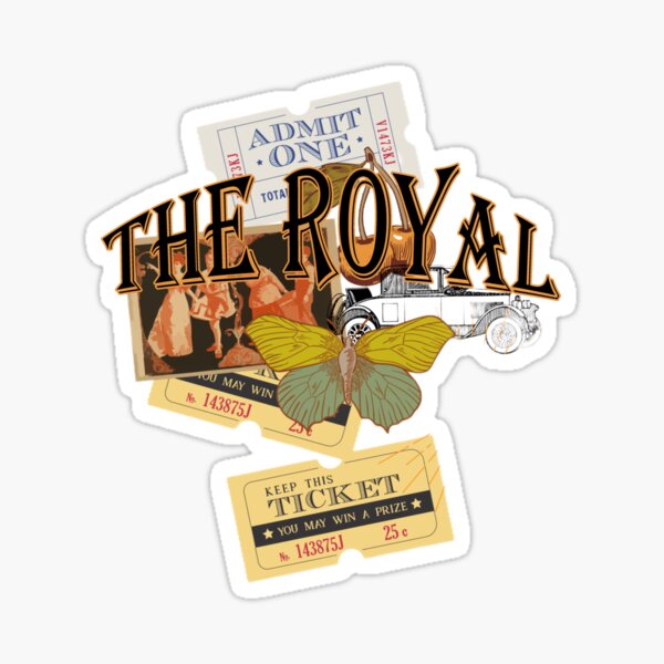 "ROYAL" Sticker by Heloaphrtran | Redbubble