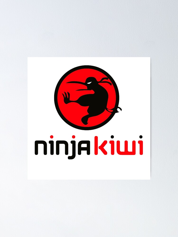 "ninja kiwi logo" Poster for Sale by oErickart | Redbubble