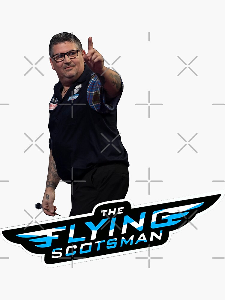"Gary Anderson The Flying Scotsman" Sticker for Sale by patoalex ...