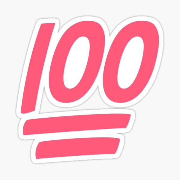 "100 Emoji" Sticker for Sale by stamus | Redbubble