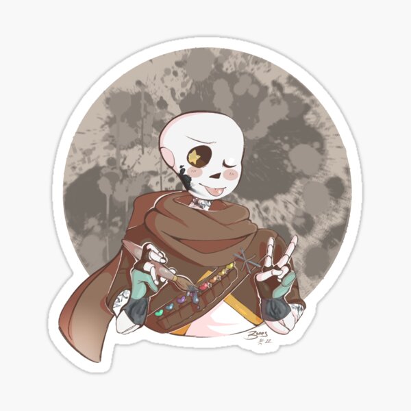 "Ink Sans design " Sticker for Sale by spoopyone08 | Redbubble