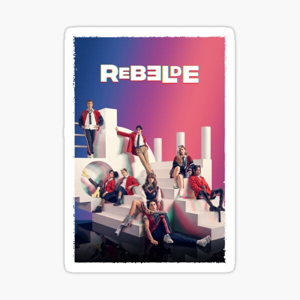 "REBELDE" Sticker for Sale by janelogo | Redbubble