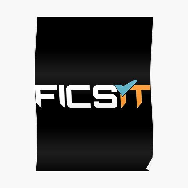 Póster «Ficsit-Satisfactory-Logo-Classic Regalos para fanáticos ...