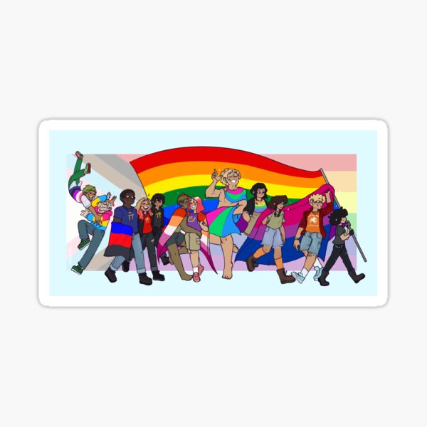 "PJO Pride 2021" Sticker for Sale by princessponies | Redbubble