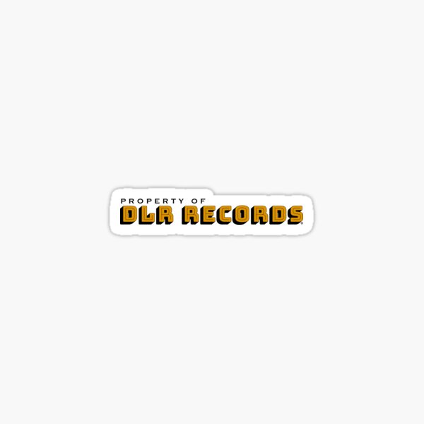 "DLR Records Logo" Sticker for Sale by onisam | Redbubble