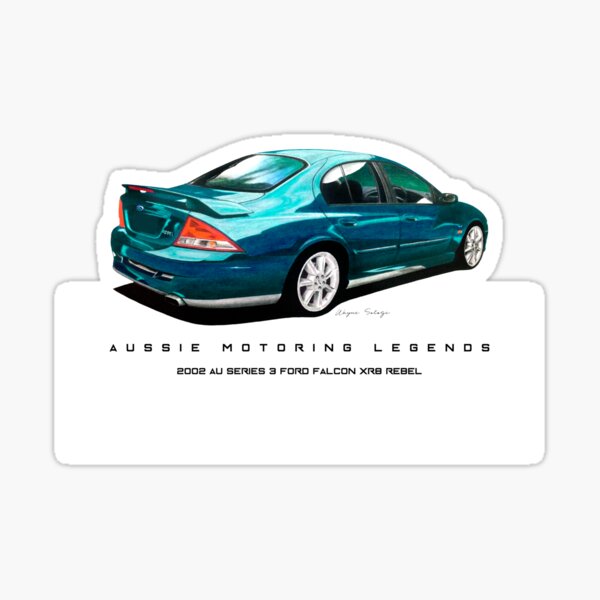 "Aussie Motoring Legends 2002 AU Series 3 Ford Falcon XR8 Rebel ...