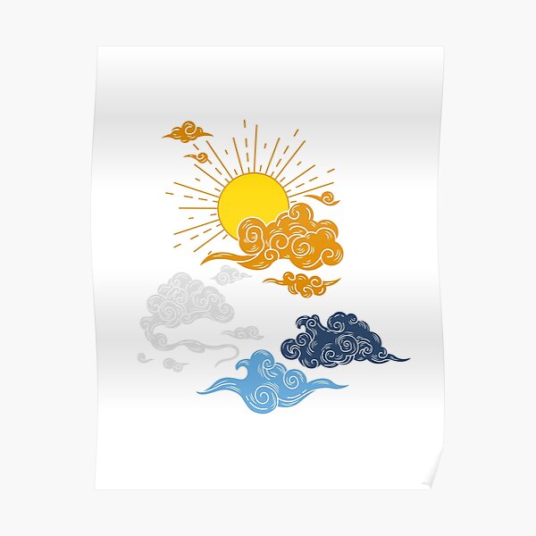 "Aro Ace Sun and Clouds. Aroace Pride" Poster for Sale by ClimbingTees ...
