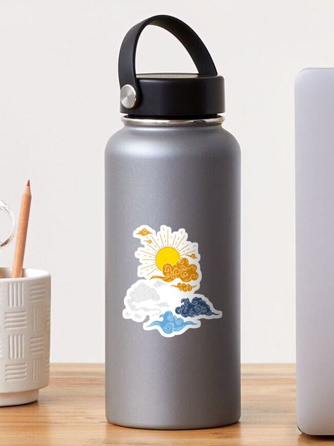 "Aro Ace Sun and Clouds. Aroace Pride" Sticker for Sale by ClimbingTees ...