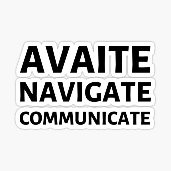 "Aviation - Aviate Navigate Communicate" Sticker for Sale by ...