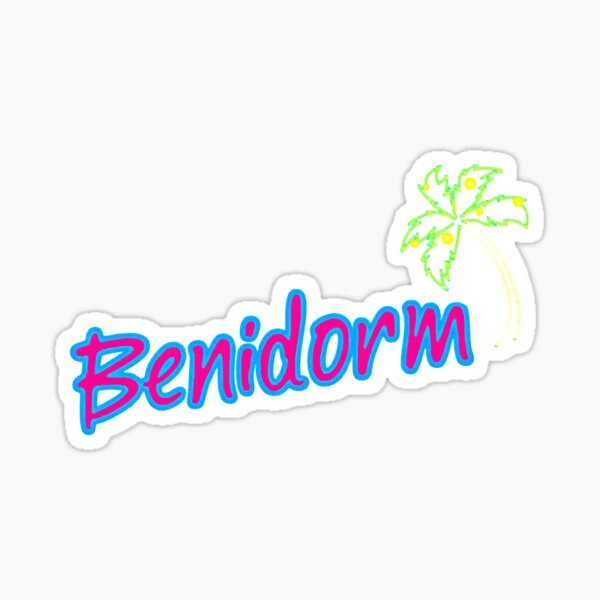 "Benidorm , Designer Classic T-Shirt.png" Sticker for Sale by ...
