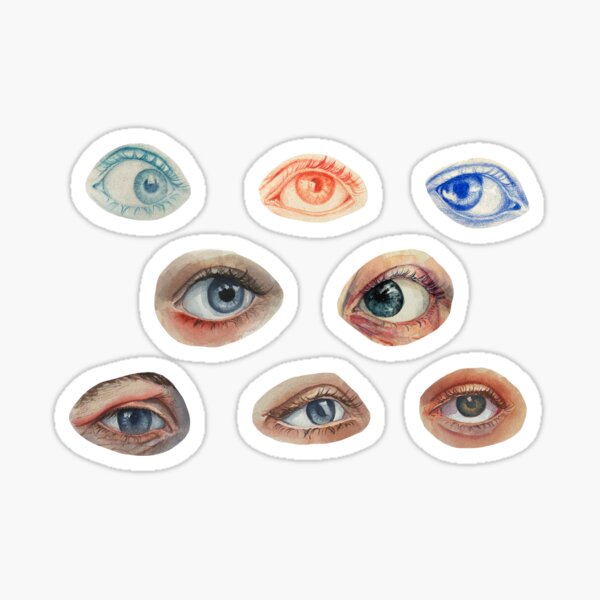"Eyes see you - sticker pack" Sticker by NicholeLubcke | Redbubble
