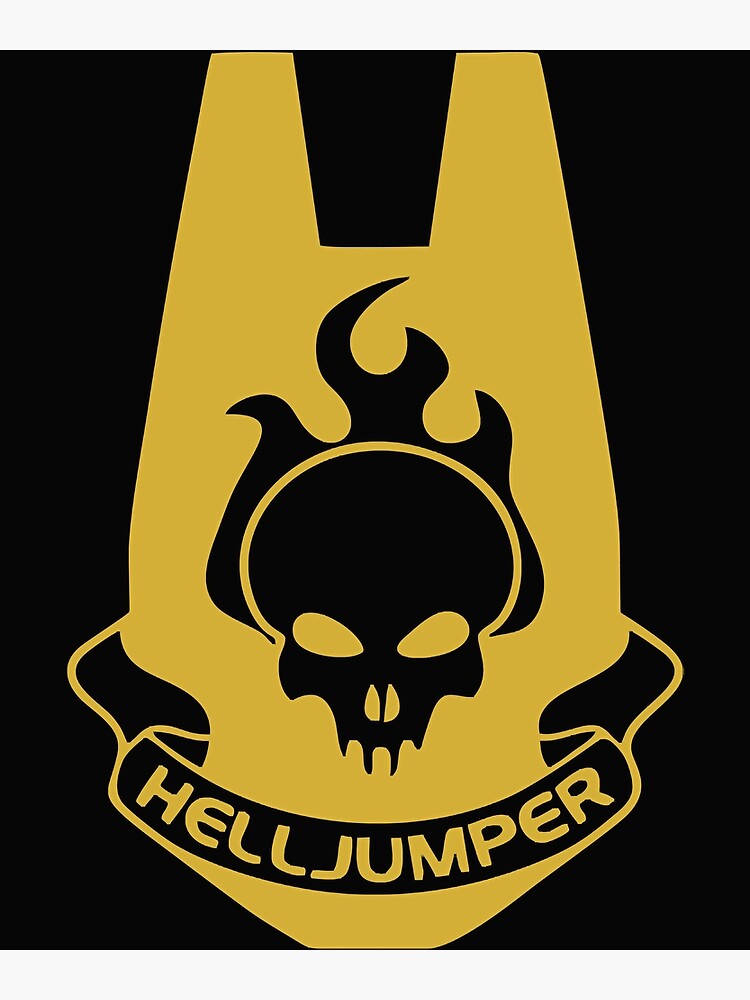 "BEST TO BUY - ODST Helljumper Logo Essential T-Shirt Copy Copy.png" Poster for Sale by ...